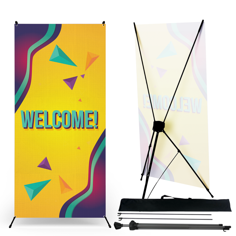 WELCOME X-BANNER – Signtextile