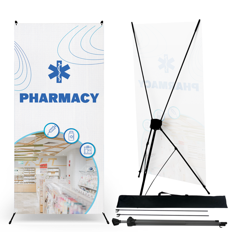 PHARMACY X-BANNER – Signtextile